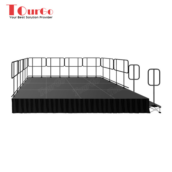TourGo Portable Catwalk Stage 1x2m Wedding Stage Platform Used Event ...