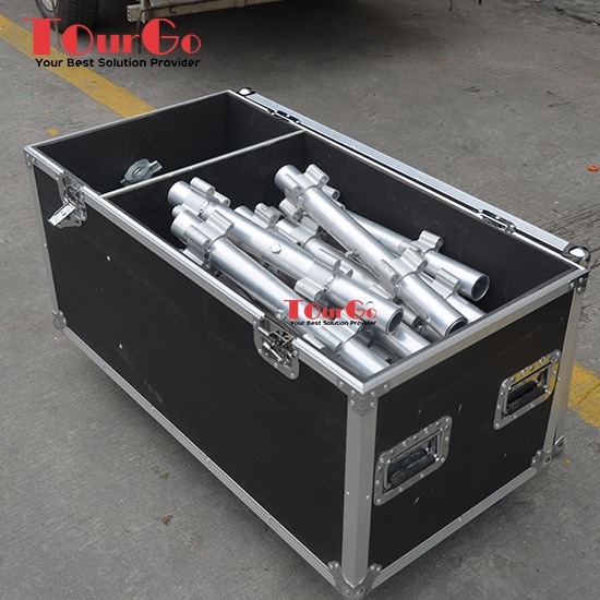 Flight Case For Stage Adjustable Legs And Level Feet
