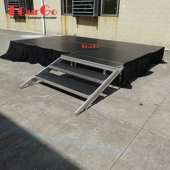 Quick Lock Staging System for Performance Stage Rental