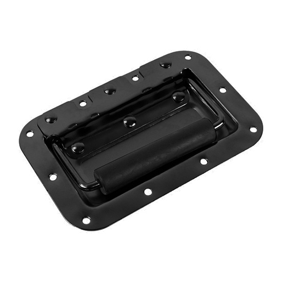Recessed Spring Loaded Handle - Black