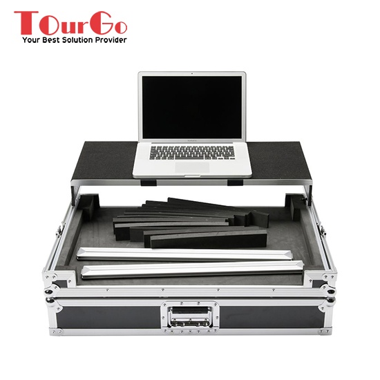 PIONEER XDJ-R1 CONTROLLER FLIGHT CASE WORKSTATION WITH LAPTOP STAND