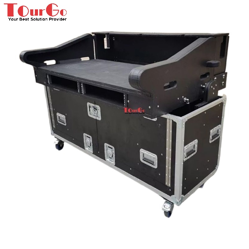 TourGo customized PRO DJ audio equipment Flip Flight Road case Mixer ...
