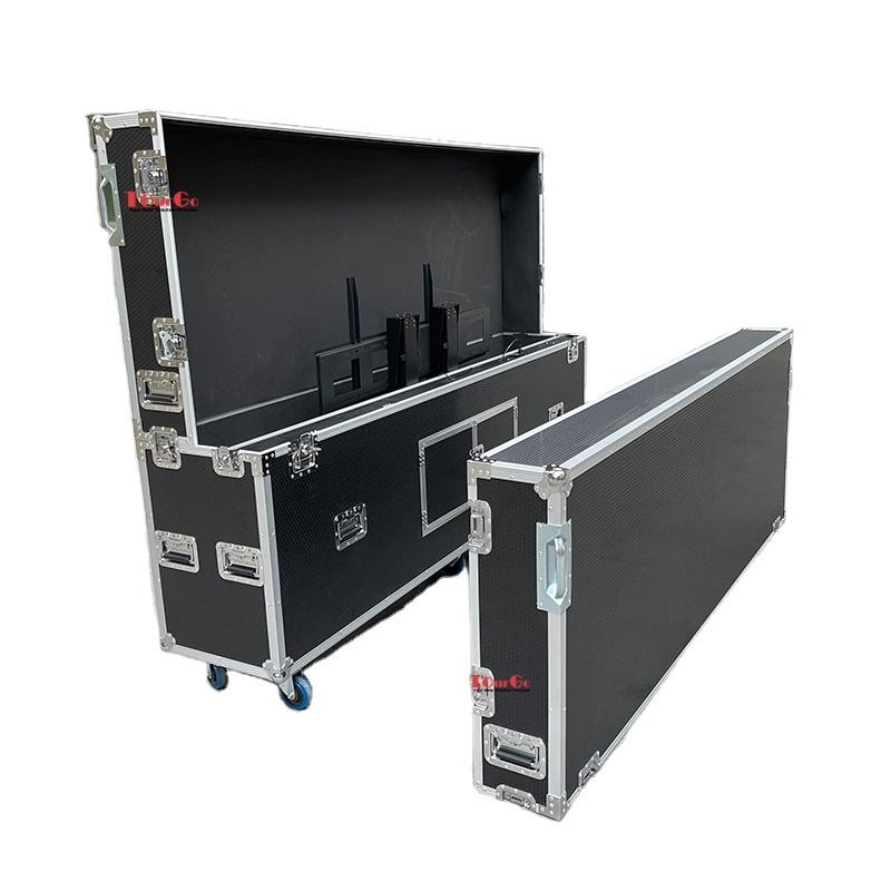 Samsung Display QB98T-B 98'' Motorized Case Pro Riser Electric Lift Flight Case
