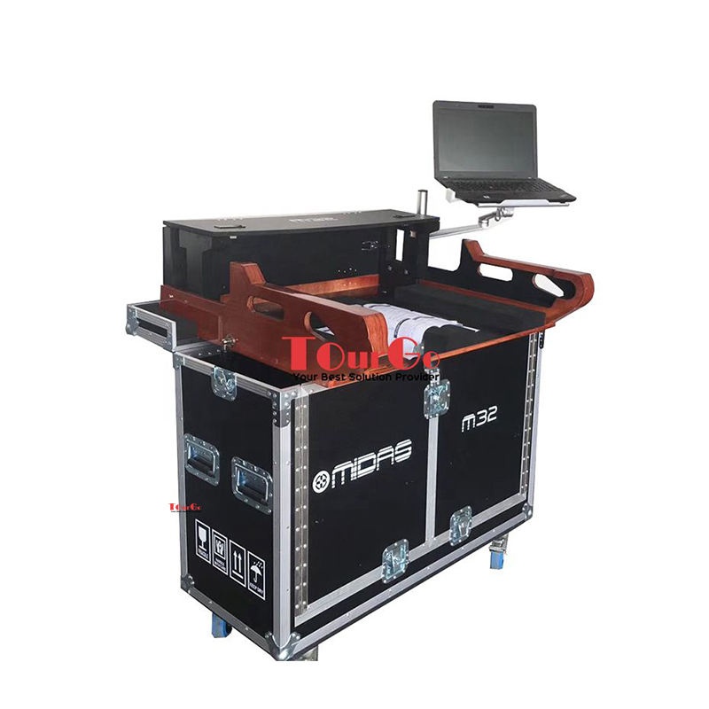 Flip Road Case for Midas M32 Mixer Console with Doghouse & Laptop ...