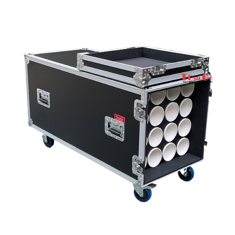 Microphone Box Mic Stand standard road case for 16 tripods