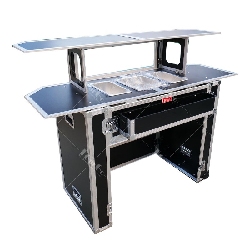 Portable Folding Cocktail Bar Flight Case Mobile Bar