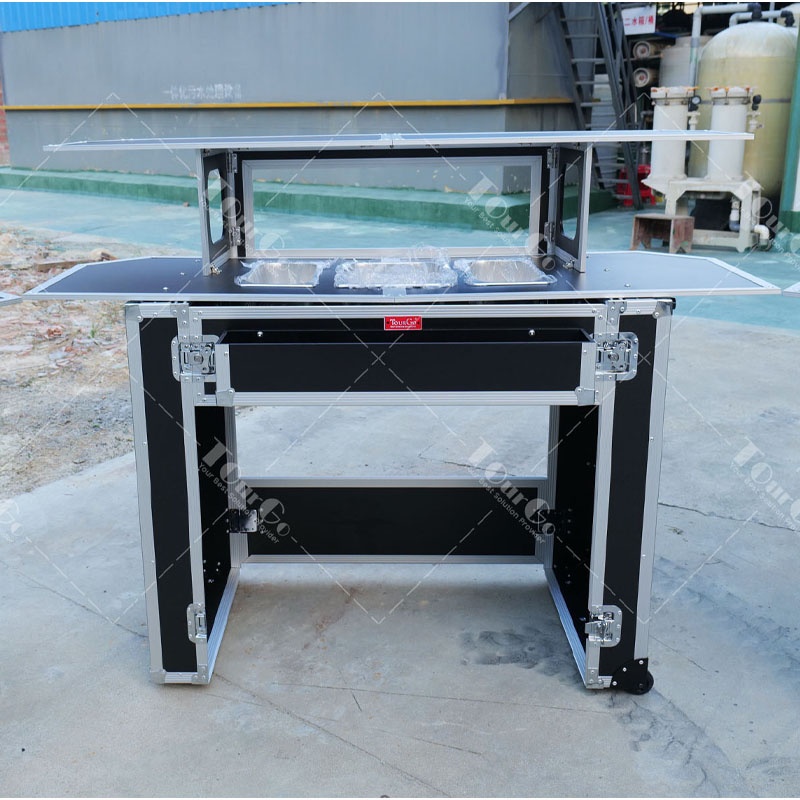 Portable Folding Cocktail Bar Flight Case Mobile Bar
