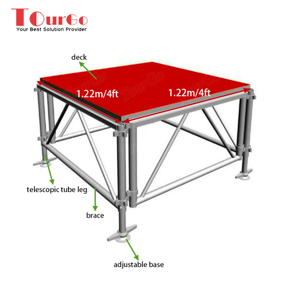 Aluminum Stage Platform