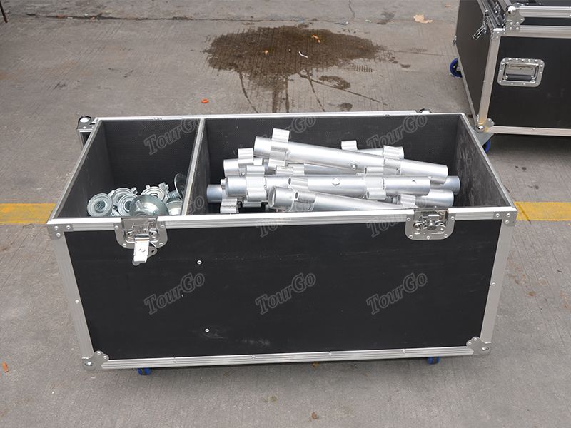 Flight Case For Stage Adjustable Legs And Level Feet