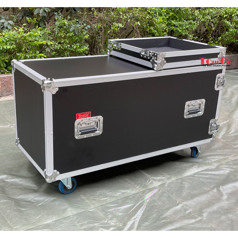 Microphone Box Mic Stand standard road case for 16 tripods