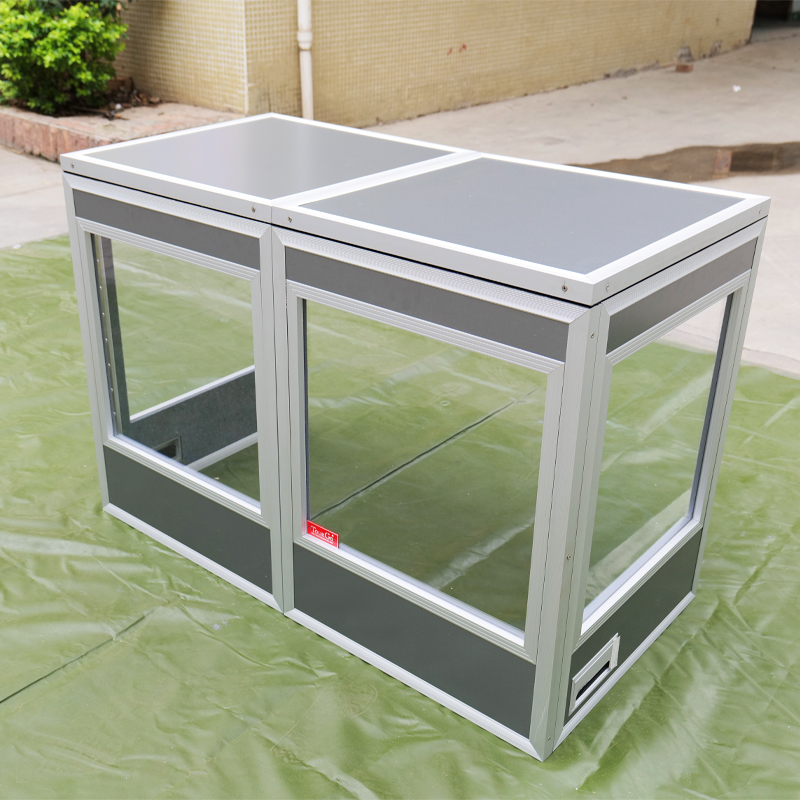 Table top Translation booth for 2 person desktop interpretation booth