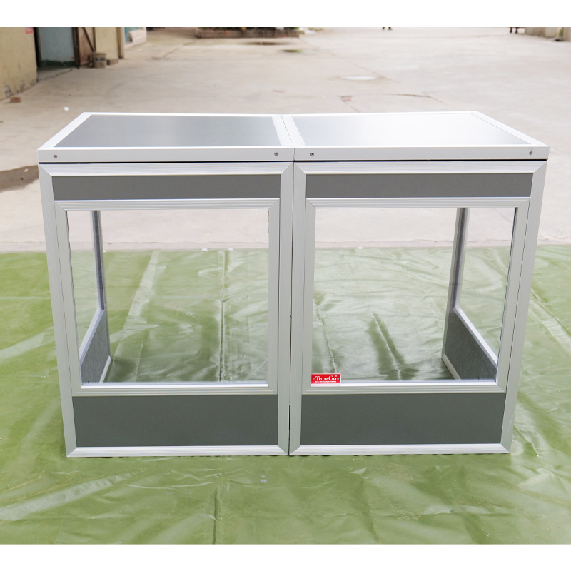 Table top Translation booth for 2 person desktop interpretation booth