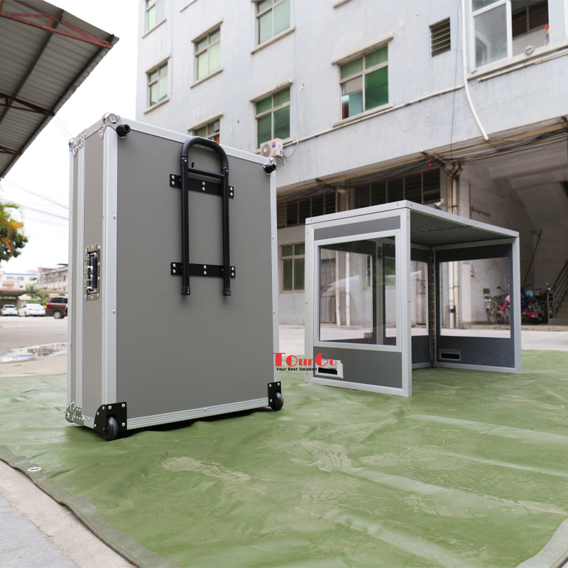 Table top Translation booth for 2 person desktop interpretation booth