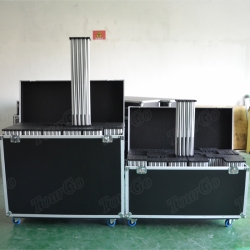 TourGo Movable Portable Flight Case with Stage Platform and Stage Riser ...