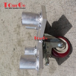 Aluminum Mobile Rolling Drum Riser With Wheel