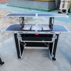 Portable Folding Cocktail Bar Flight Case Mobile Bar