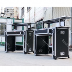 Portable Folding Cocktail Bar Flight Case Mobile Bar